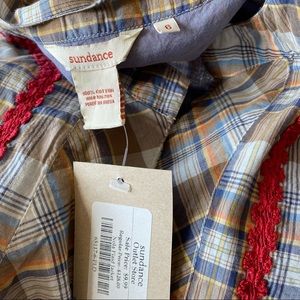 Sundance | Jackets & Coats | Sundance Nola Plaid Jacket With Ric Rac ...